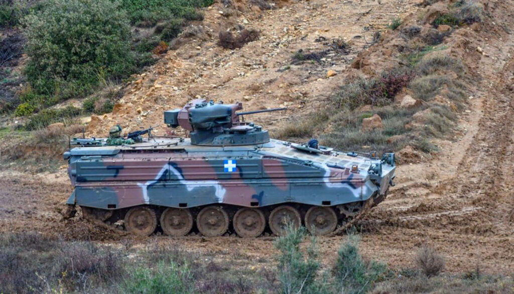 Ελληνικός Στρατός: Leopard-2HEL και Marder-1A3 της ΧΧV ΤΘΤ ασκούνται ...