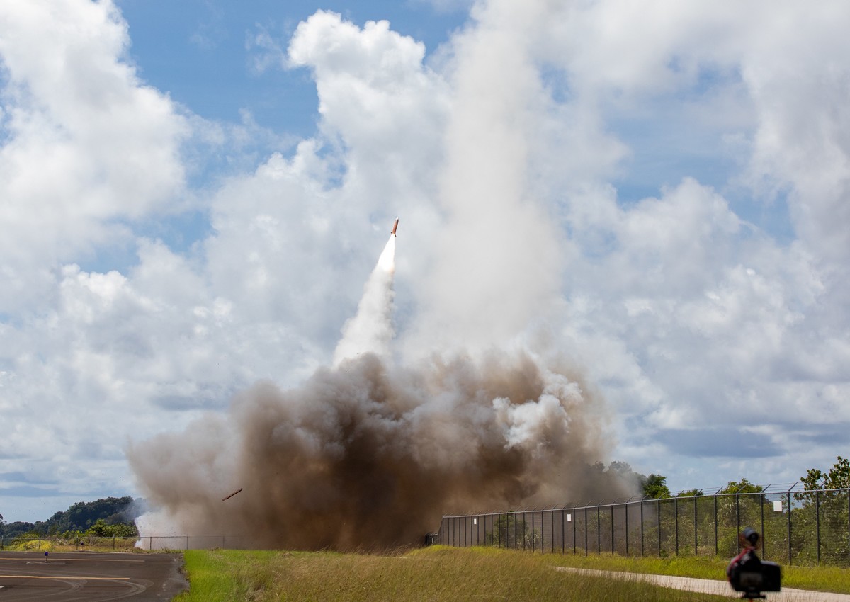 Patriot Missile Launches during Palau Live-Fire Exercise - Defence Review
