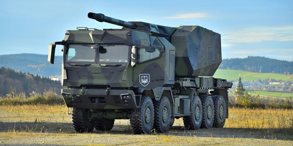 Το πυροβόλο του PzH-2000 επί του νέου φορτηγού HX3 παρουσίασε η ...