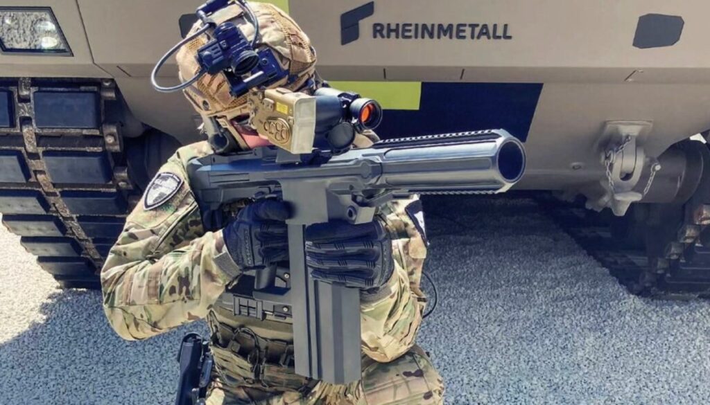 «DSEI 2023»: Η Rheinmetall παρουσίασε το νέο αυτόματο εκτοξευτή βομβίδων SSW-40 των 40 χιλιοστών ...