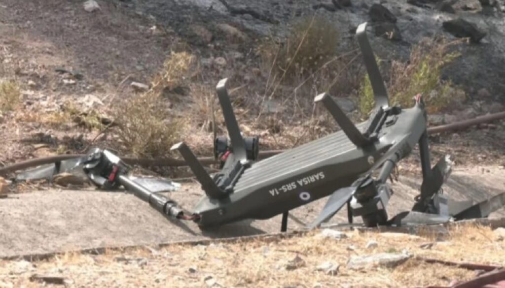 Η συντριβή του drone τύπου SARISA SRS-1A στα Γλυκά Νερά Αττικής ...