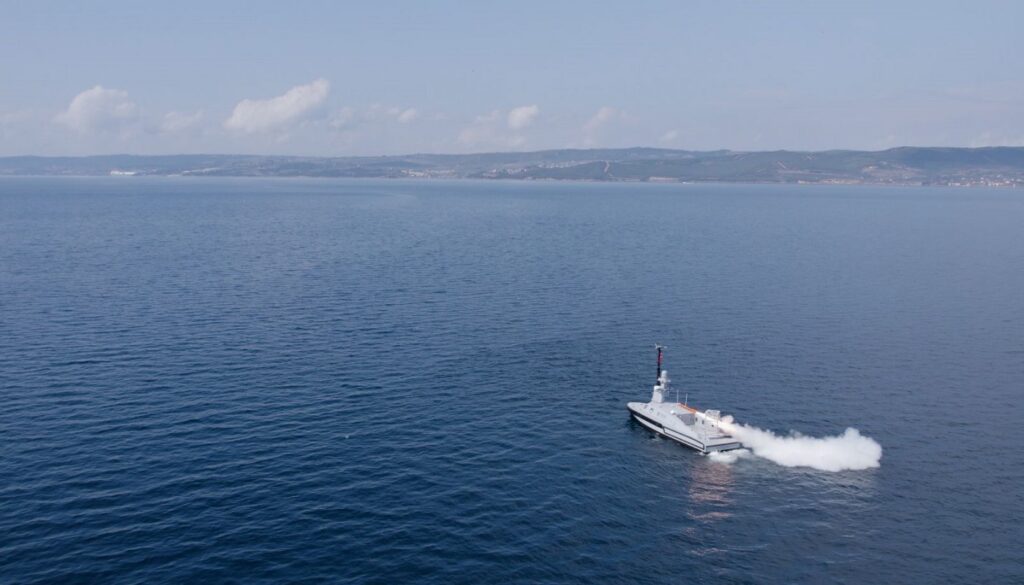 Βολές του τουρκικού USV με βλήματα Kazgun των 40 χιλιομέτρων - Defence ...